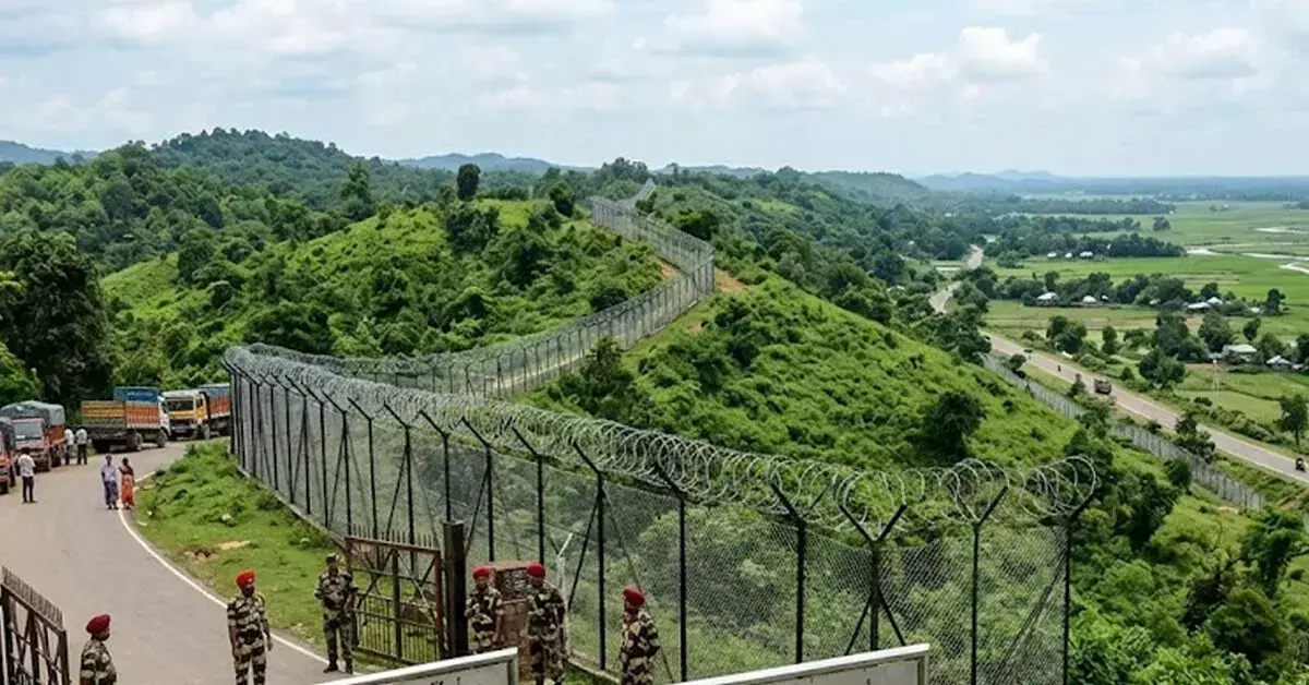 Meghalaya village protests India-Bangladesh border fence alignment ...