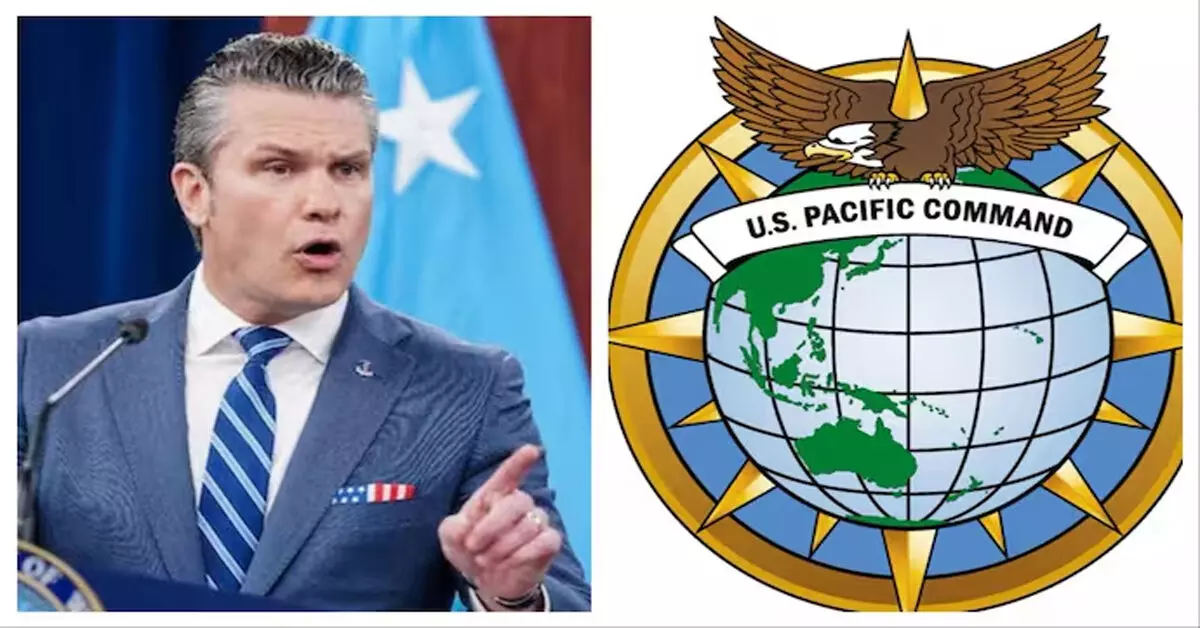 US renames 'Indo-Pacific Command' to 'US Pacific Command'; depicts ...