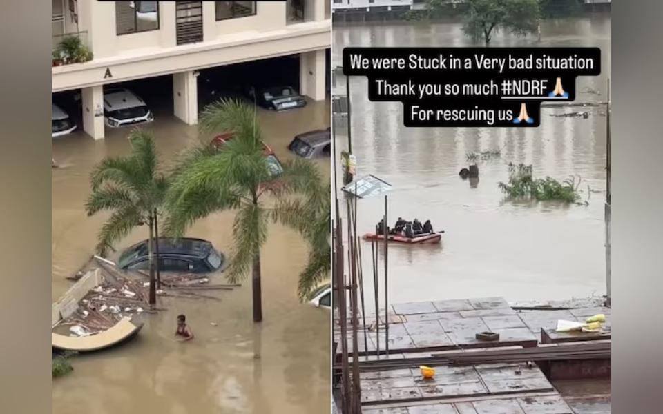 NDRF rescues Indian cricket star Radha Yadav amid severe flooding in ...